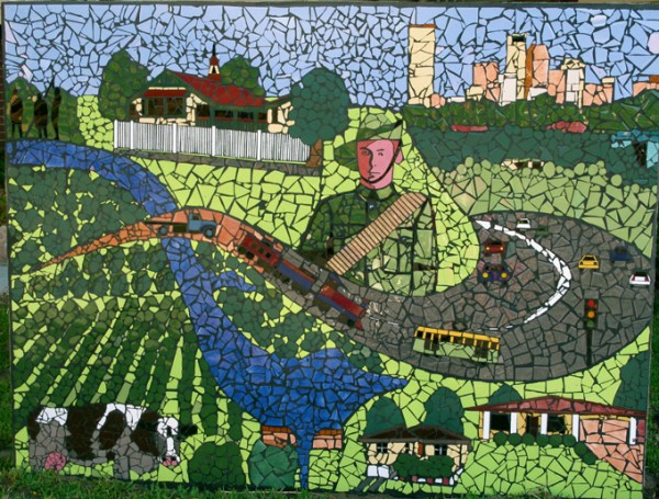 Community mosaic art projects - Brett Campbell Mosaics